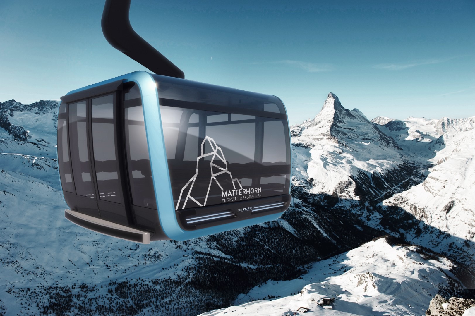LEITNER ropeways/Pininfarina Design - Innovative 3S Bahn in Zermatt ...