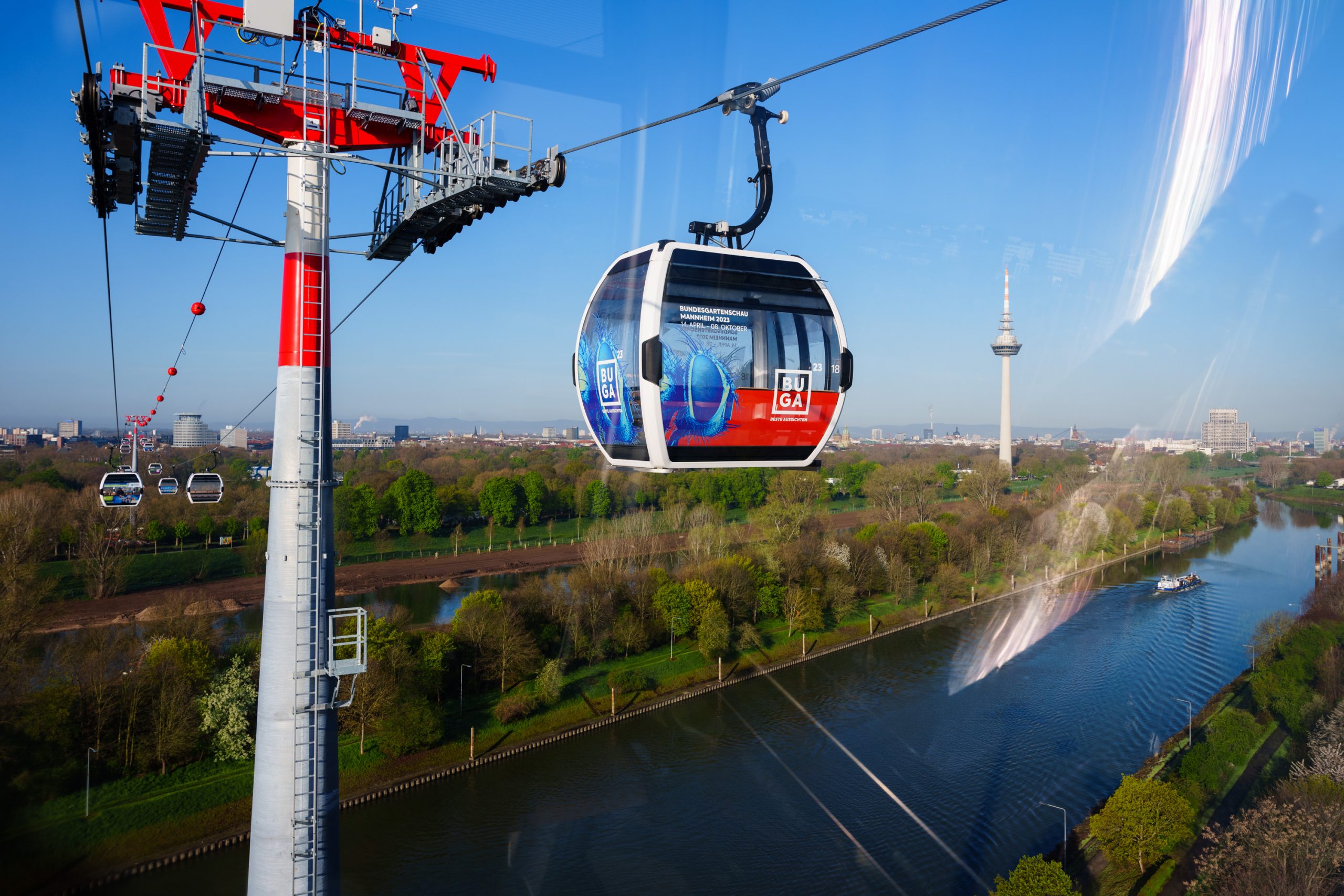 Doppelmayr-Seilbahn verbindet Ausstellungsparks der BUGA in Mannheim - Mountain Manager